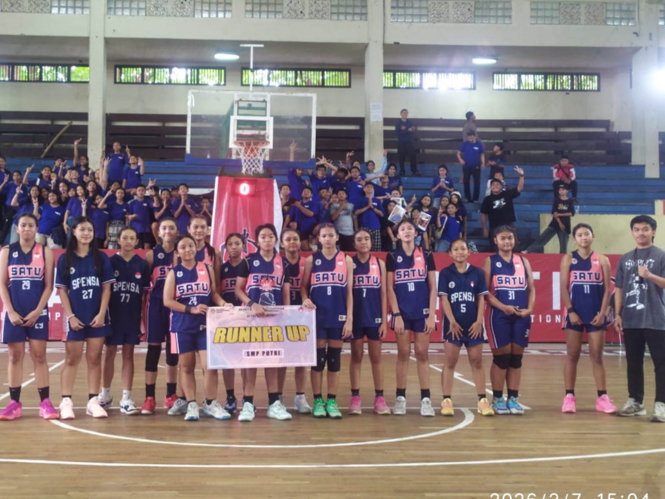 Tim Basket Putri Spensa Raih Runner-Up Adipati Basketball Cup 2026 ...